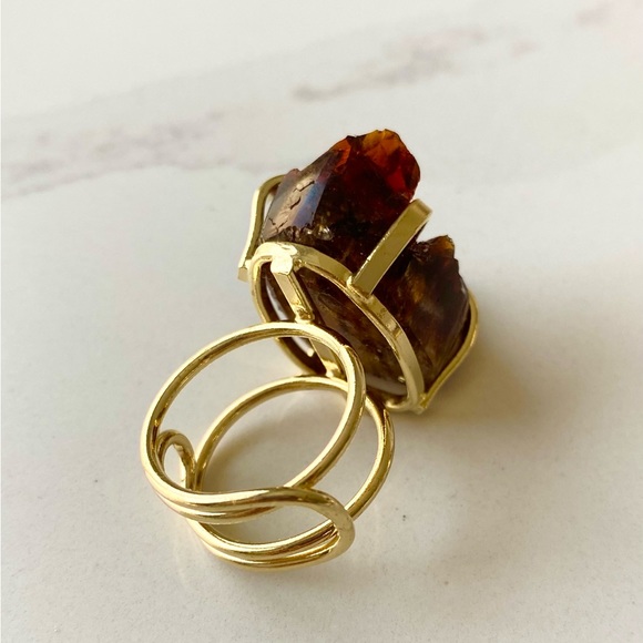 Hespera Jewelry | Jewelry | Hespera Chocolate Brown Crystal Gemstone ...